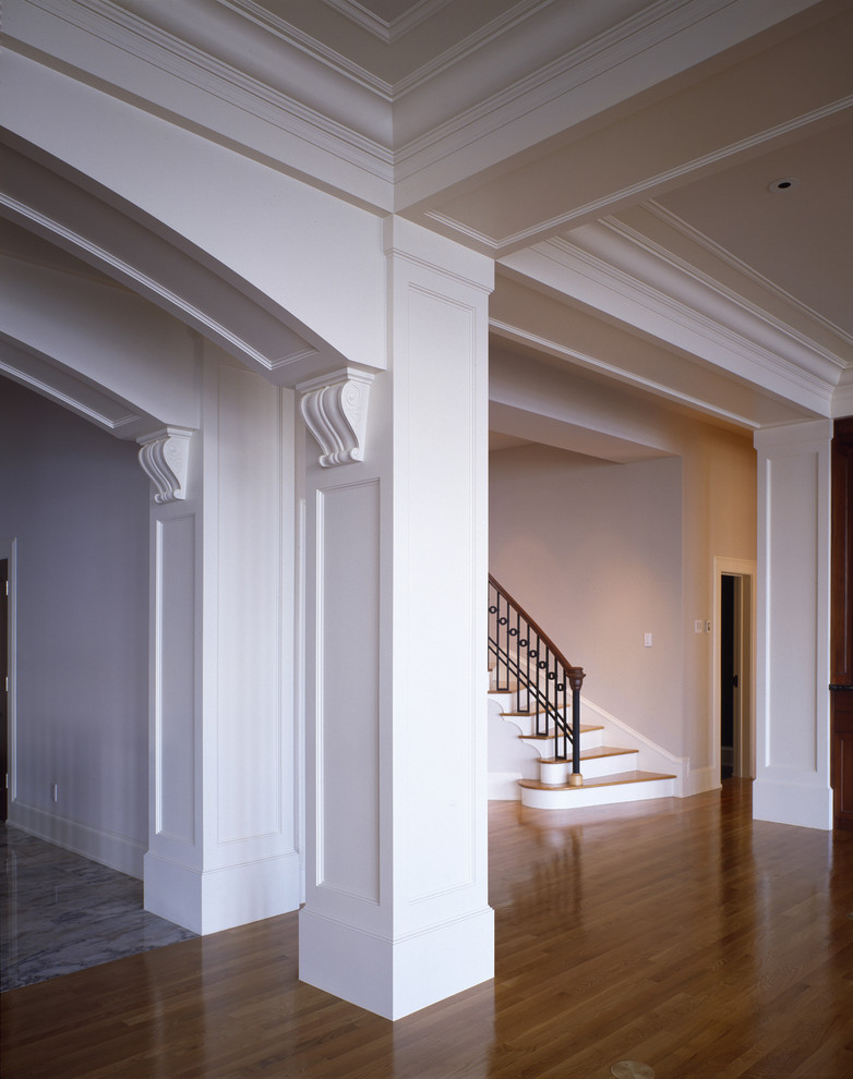 Stair and columns - Traditional - Staircase - Seattle - by Edifice ...