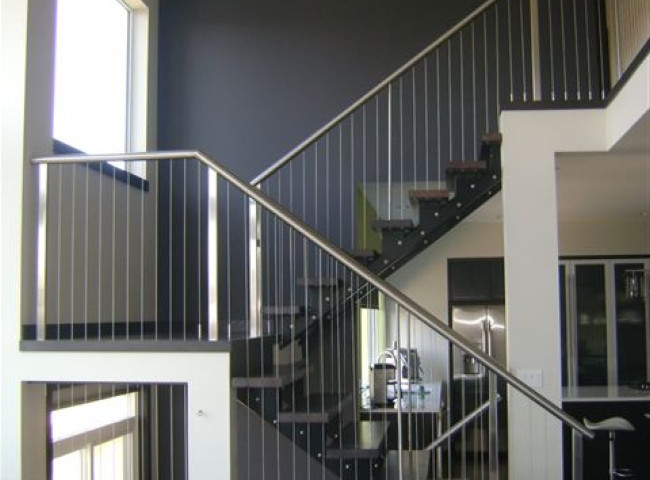 Stair Cable Railing - Modern - Staircase - Las Vegas - by Ultra-tec ...