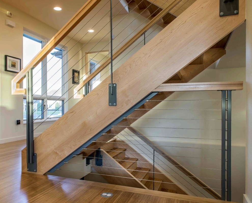 Stair Cable Railing - Modern - Staircase - Las Vegas - by Ultra-tec ...