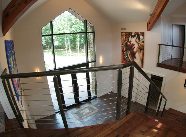 Stair Cable Railing - Modern - Staircase - Las Vegas - by Ultra-tec ...