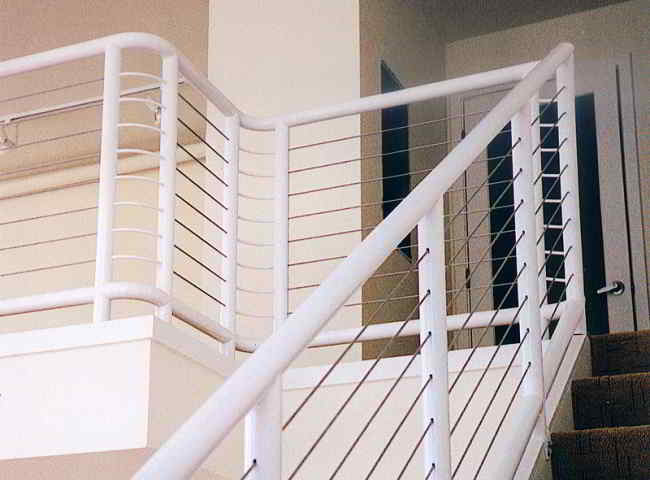 Stair Cable Railing - Modern - Staircase - Las Vegas - by Ultra-tec ...