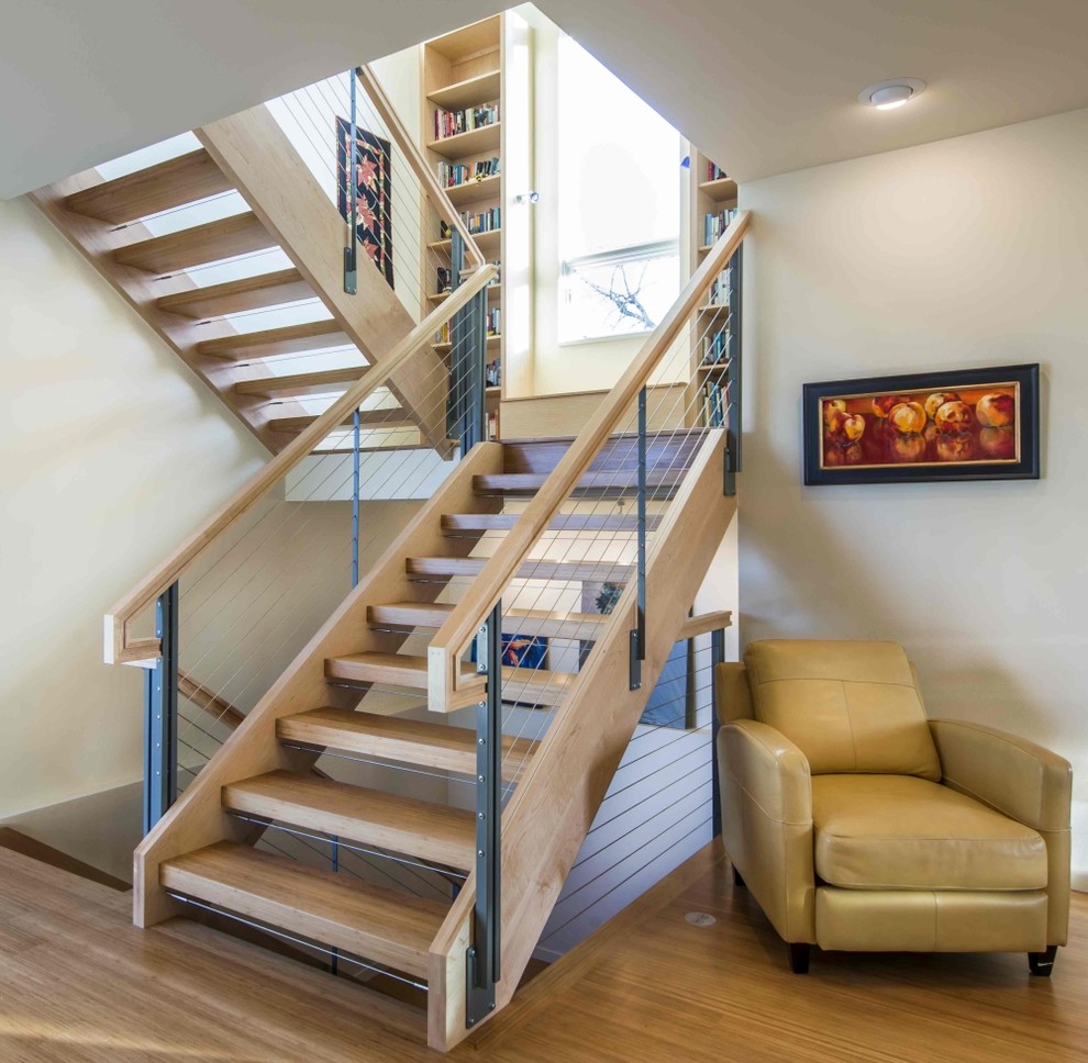 Stair Cable Railing - Modern - Staircase - Las Vegas - by Ultra-tec ...