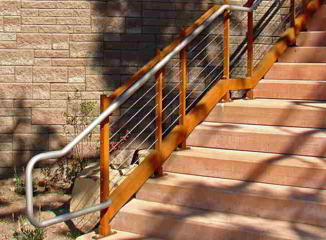 Stair Cable Railing - Modern - Staircase - Las Vegas - by Ultra-tec ...
