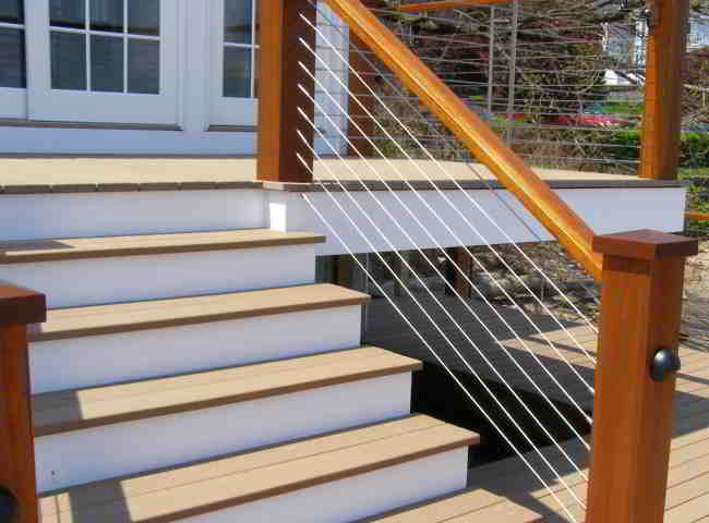 Stair Cable Railing - Modern - Staircase - Las Vegas - by Ultra-tec ...