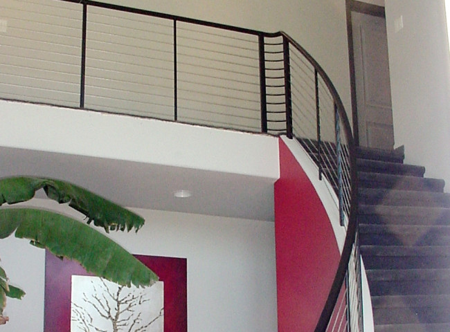 Stair Cable Railing - Modern - Staircase - Las Vegas - by Ultra-tec ...