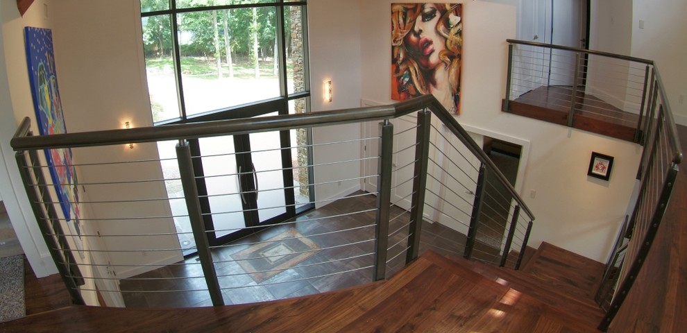 Stair Cable Railing - Modern - Staircase - Las Vegas - by Ultra-tec ...