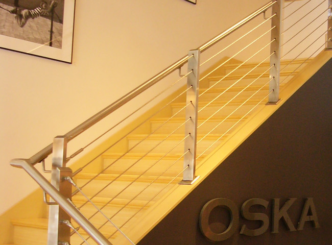 Stair Cable Railing - Modern - Staircase - Las Vegas - by Ultra-tec ...