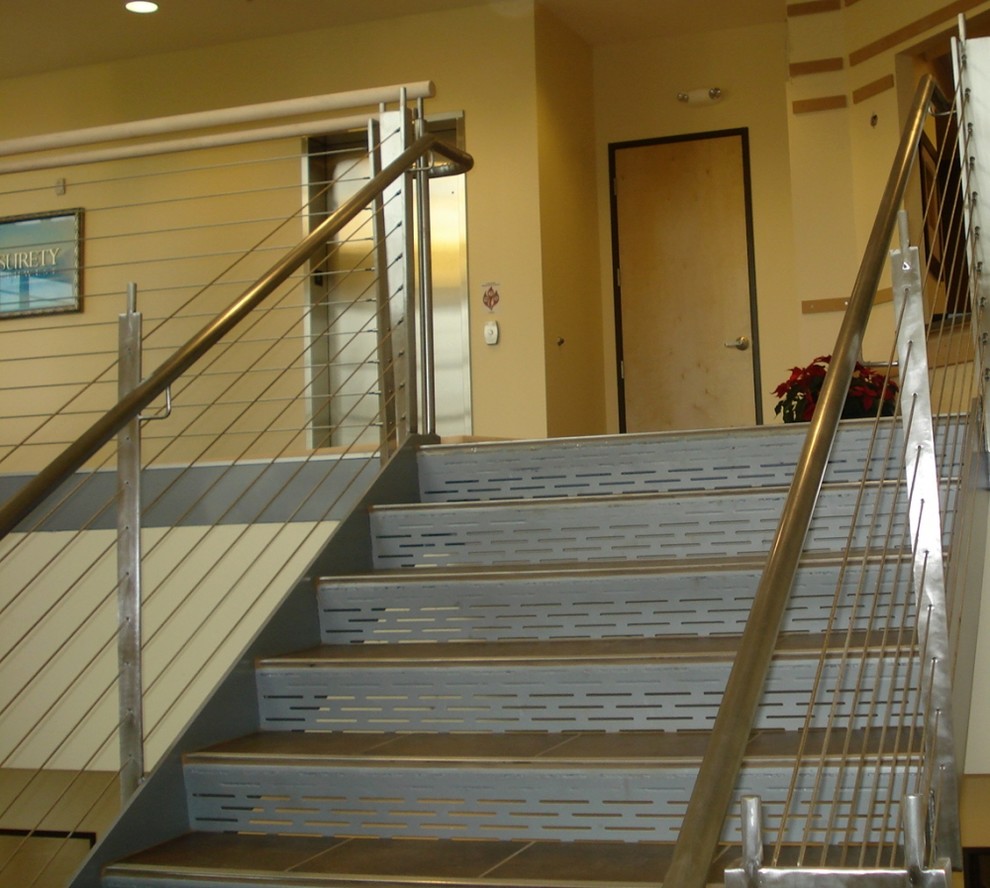 Stair Cable Railing - Modern - Staircase - Las Vegas - by Ultra-tec ...