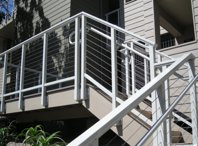 Stair Cable Railing - Modern - Staircase - Las Vegas - by Ultra-tec ...
