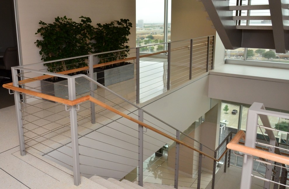 Stair Cable Railing - Moderno - Scale - Las Vegas - di Ultra-tec® | Houzz