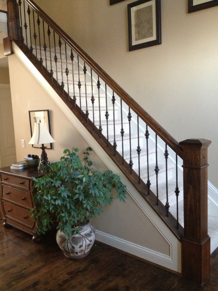 Stair Railing Projects - Traditional - Staircase - Cincinnati - by ...