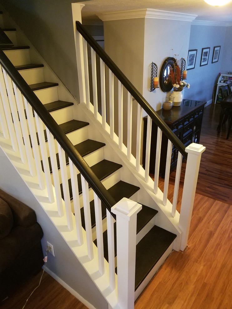 Stair Railing Update - Transitional - Staircase - New York - by The ...