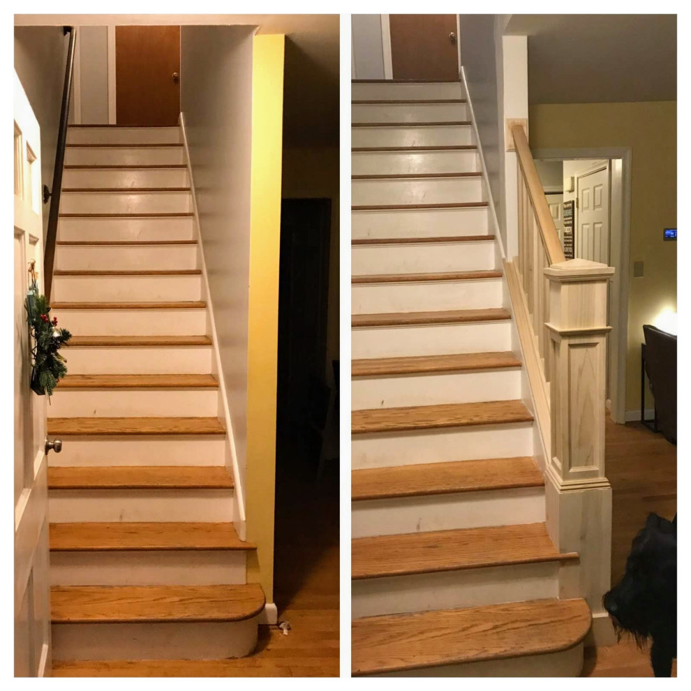 Stair Railing/Wall Removal - Craftsman - Staircase - Bridgeport - by ...