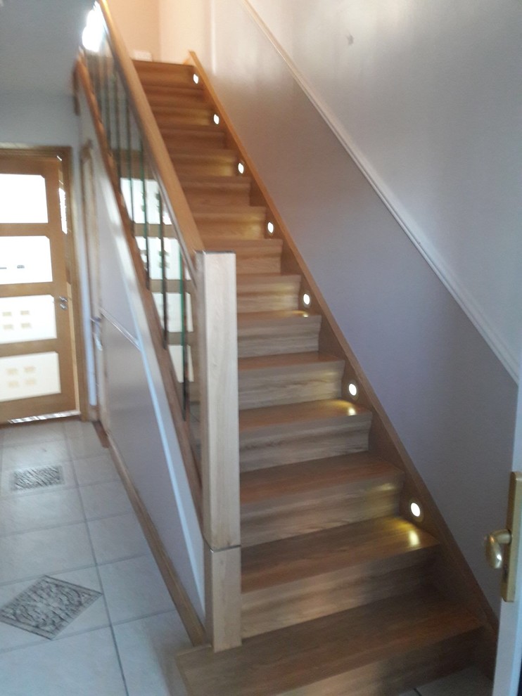 Stair Renovation Including Glazing & Lighting Cork - Staircase - Cork ...