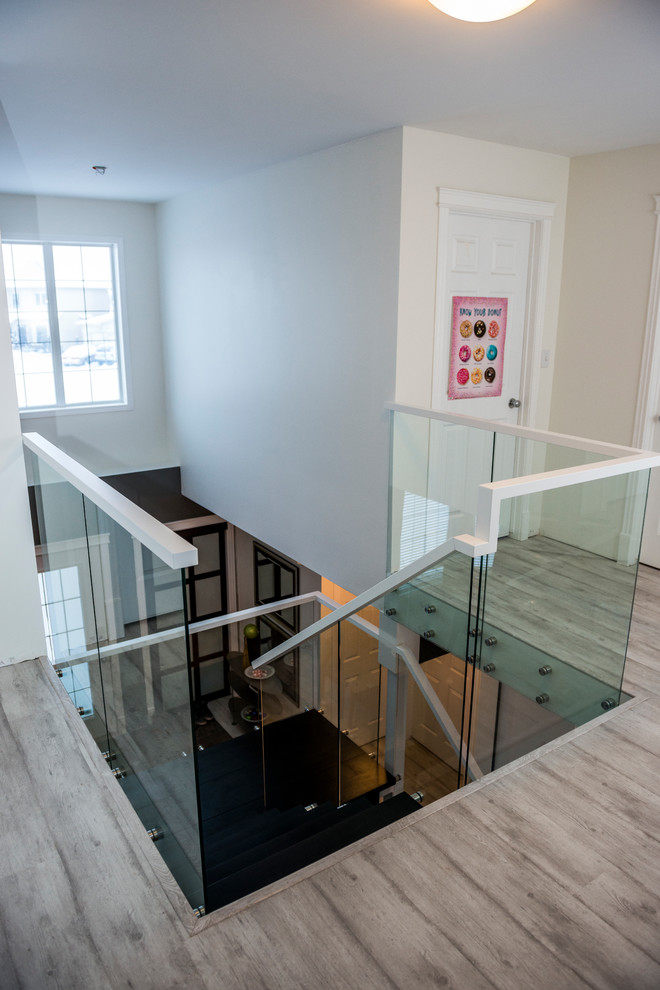 Stair Replacement Project - Contemporary - Staircase - Other - by AMD ...