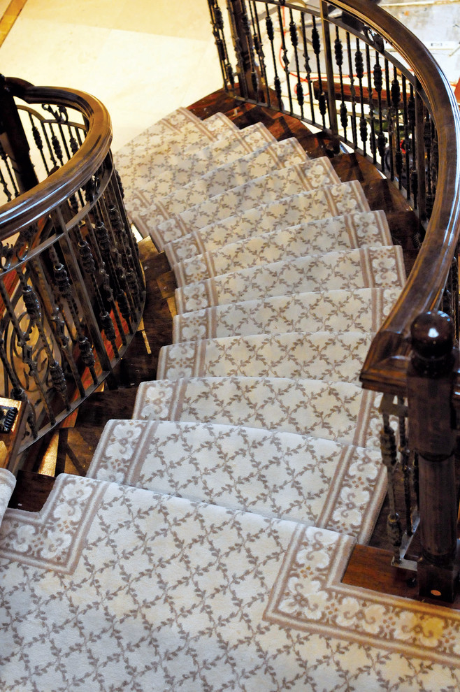 Stair Runner Installation - Traditional - Staircase - Toronto - by ...