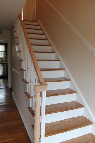 Stair Tread Refinishing - Traditional - Staircase - New York - by Monk ...
