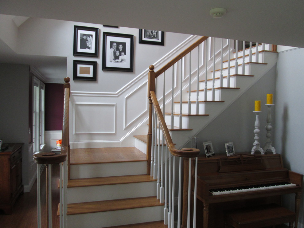 Stair Wainscoting - Traditional - Staircase - Manchester - by Image ...