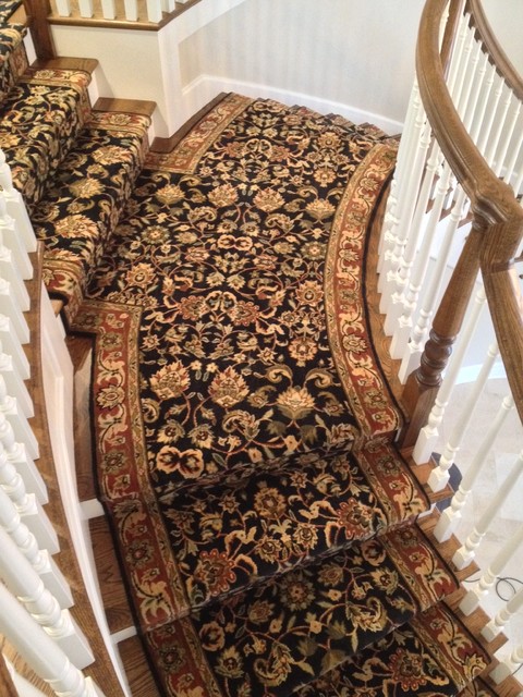 Staircase Carpet Runner - Traditional - Staircase - Chicago - by Lewis ...