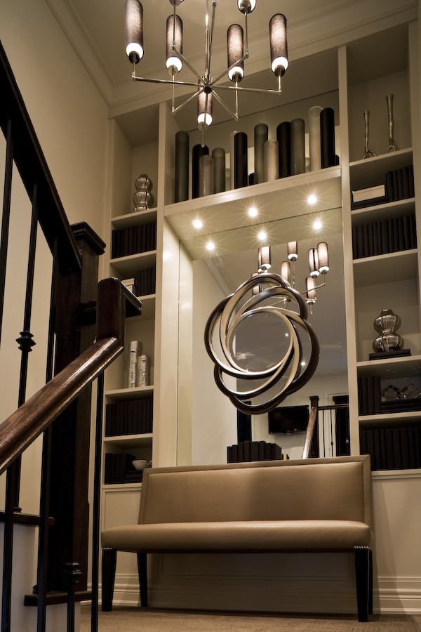Staircase Landing Bookcase - Eclectic - Staircase - Toronto - by ...