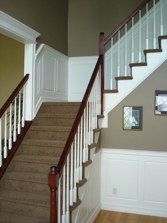 Staircase Wainscoting - Traditional - Staircase - New York - by ...