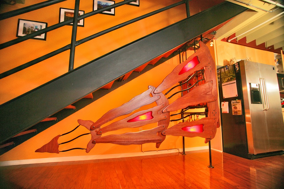 Staircase Wine Rack - Contemporary - Staircase - Atlanta - by ...