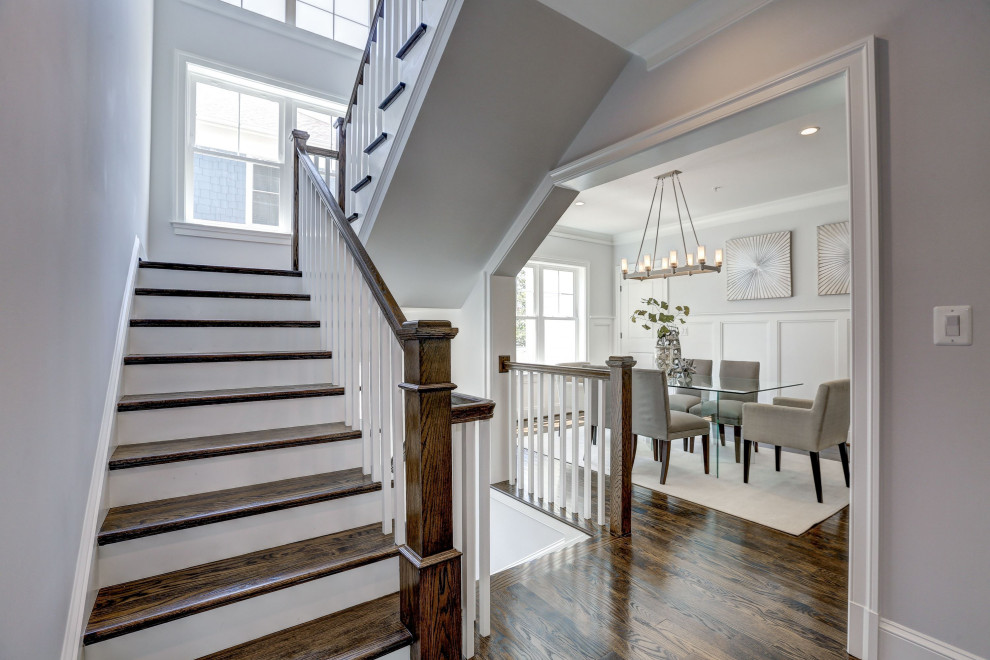 Staircases by Meridian Homes Inc. - Farmhouse - Staircase - DC Metro ...