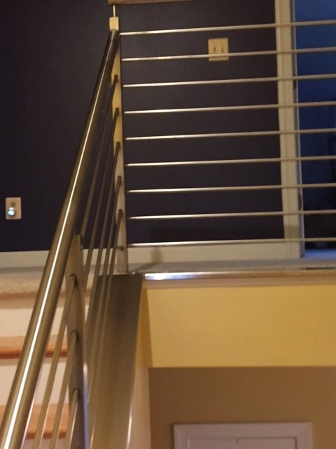 Staircases- Solid bar railing - Modern - Staircase - DC Metro - by HP ...
