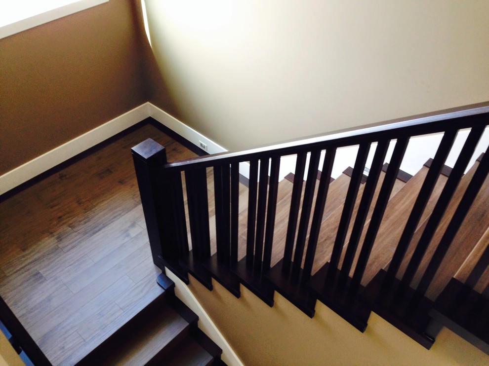 Staircases - Traditional - Staircase - Calgary - by Touchwood Flooring ...