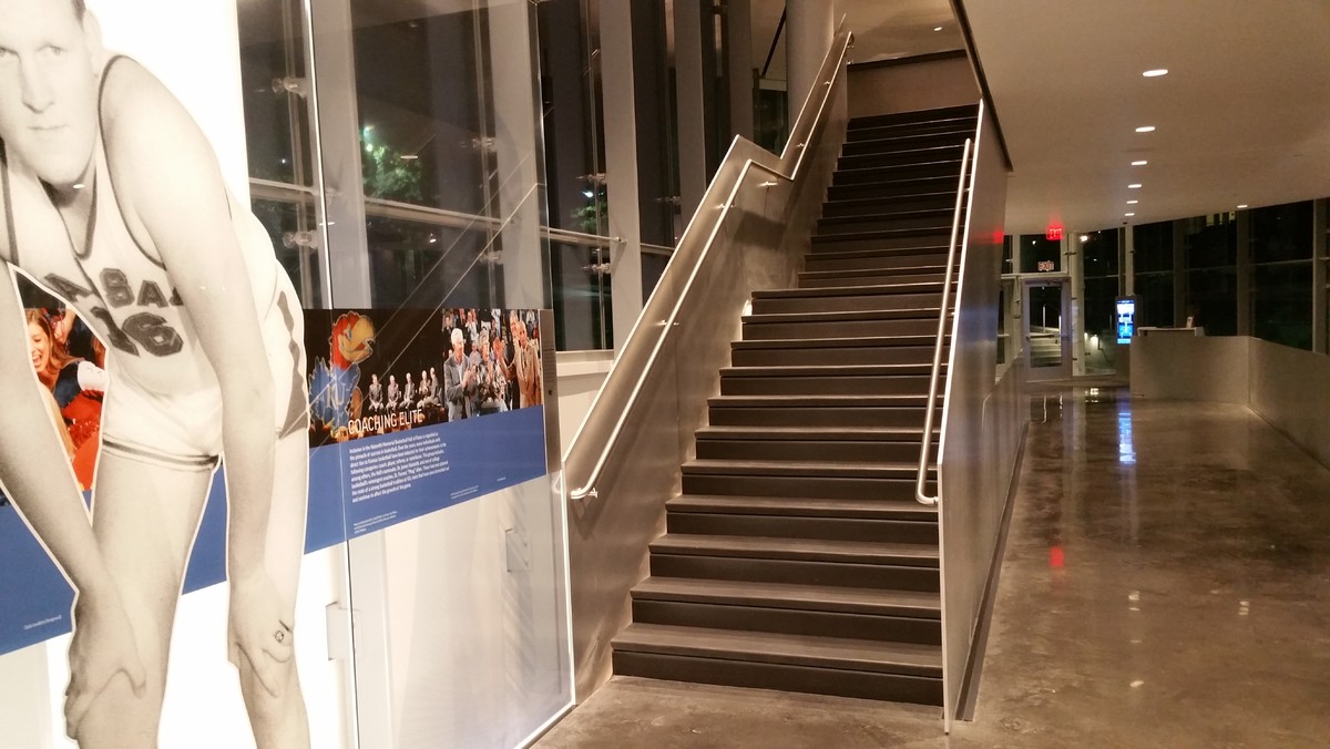 Stairs at Allen Fieldhouse, University of Kansas - Traditional ...