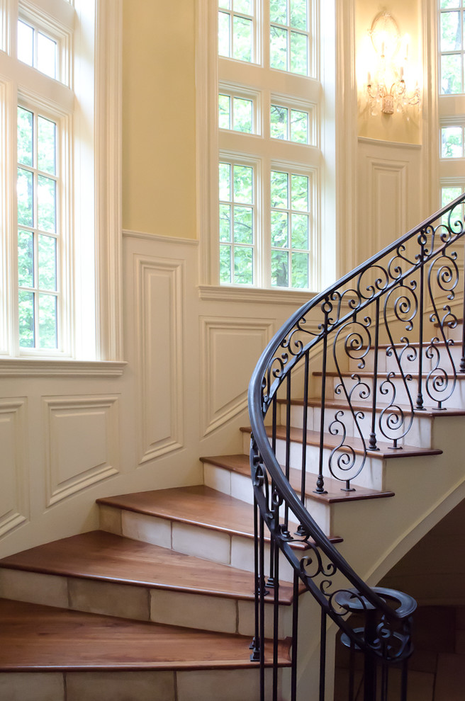 Stairs, Private Residence at The Ledges - Traditional - Staircase ...