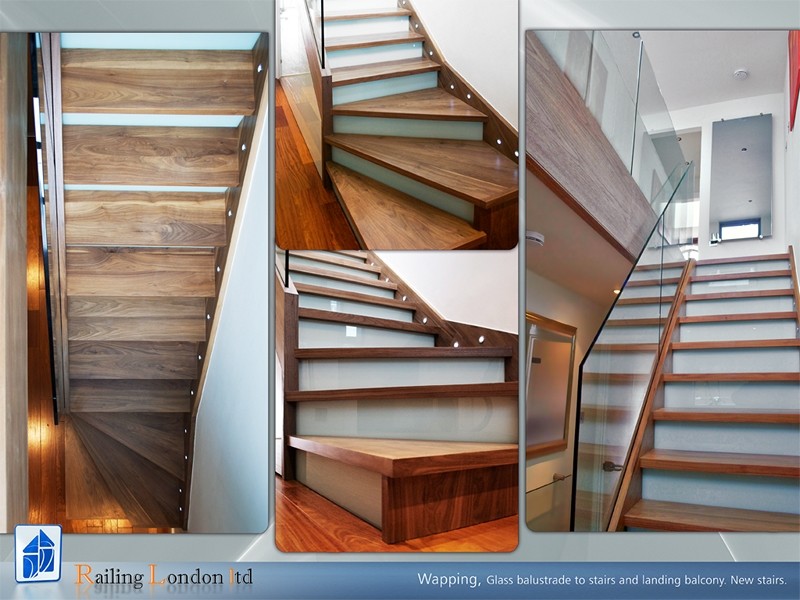 Stairs with glass risers - Modern - Staircase - London - by ...