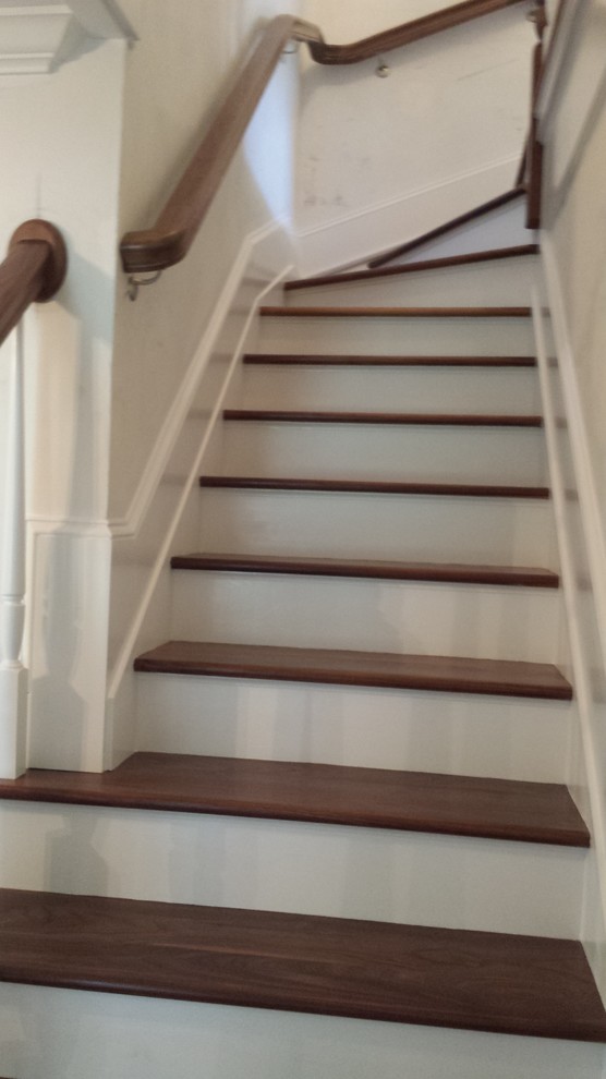 Stairway Wainscoting & Painting - Traditional - Staircase - New York ...