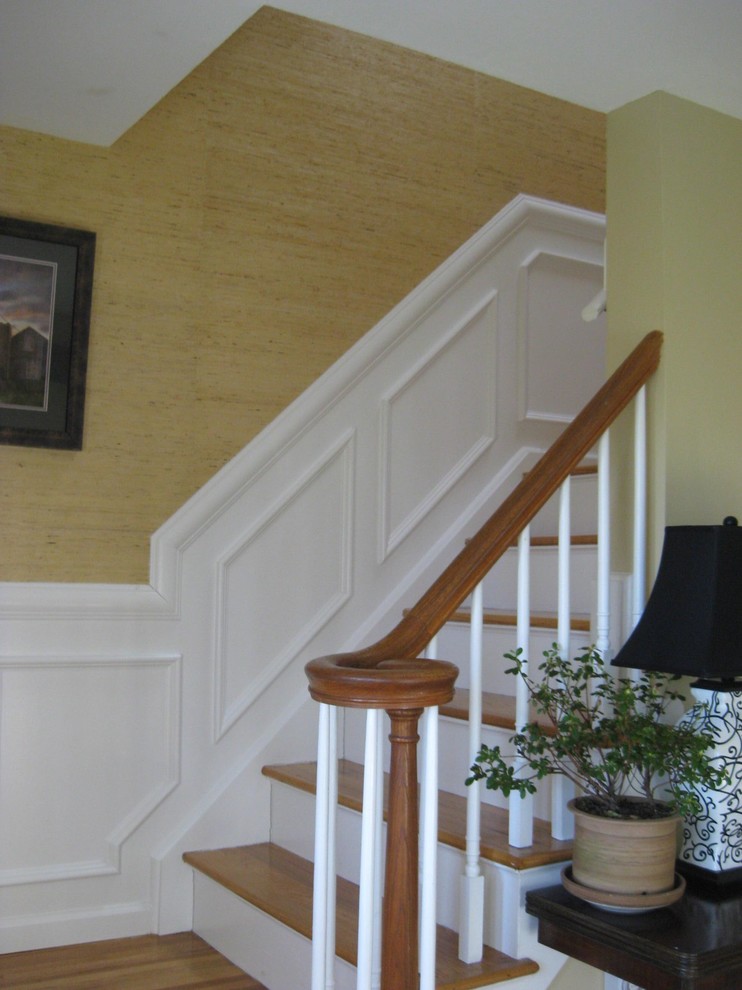 Stairway Wainscoting & Painting - Traditional - Staircase - New York ...