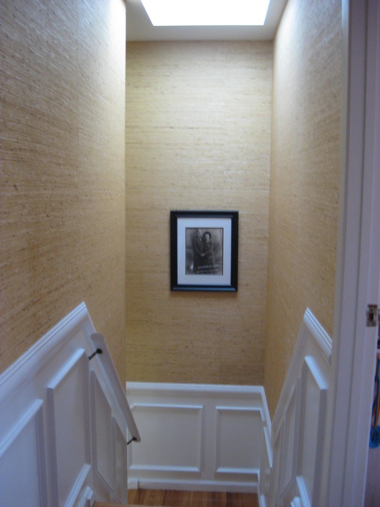 Stairway Wainscoting & Painting - Traditional - Staircase - New York ...