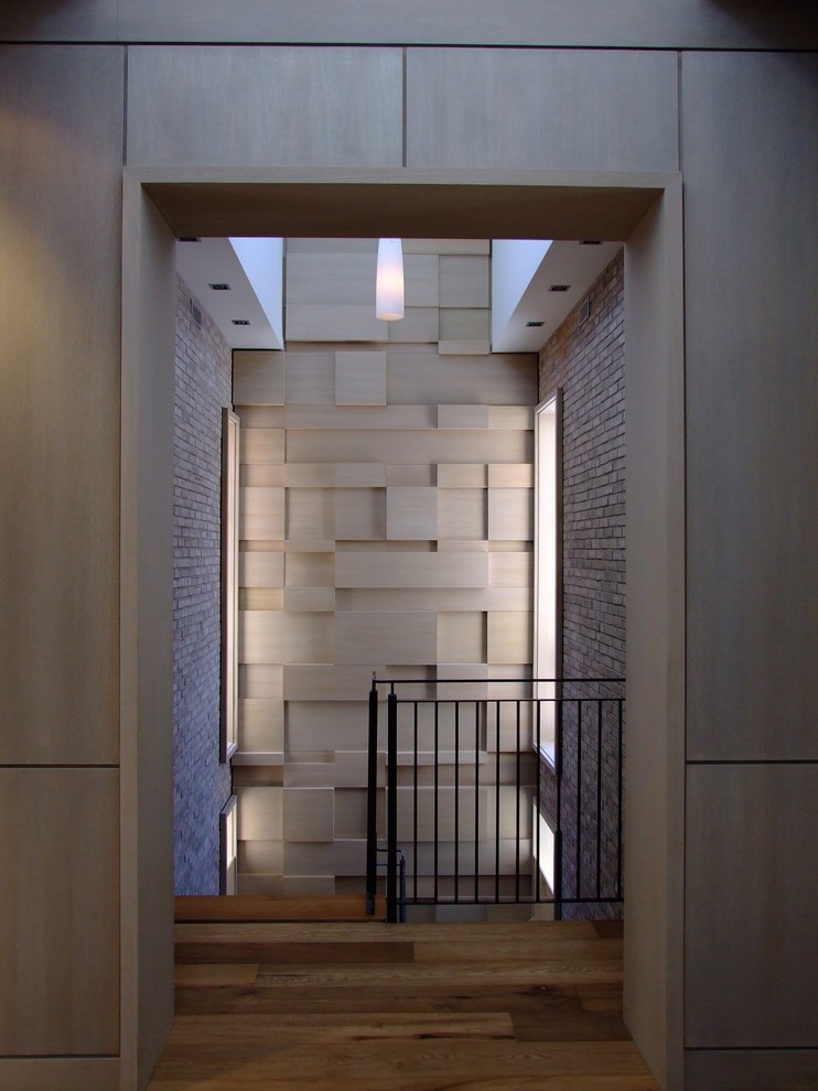 Stairwell Feature Wall - Contemporary - Staircase - Toronto - by Irwin ...