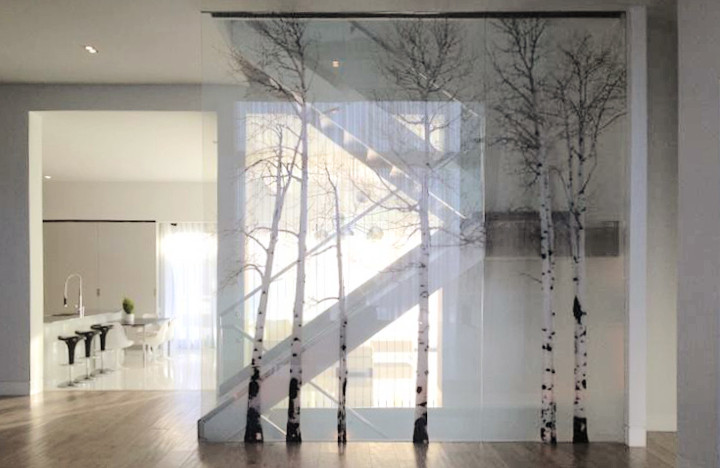 Stairwell glass installation - Contemporary - Staircase - Calgary - by ...