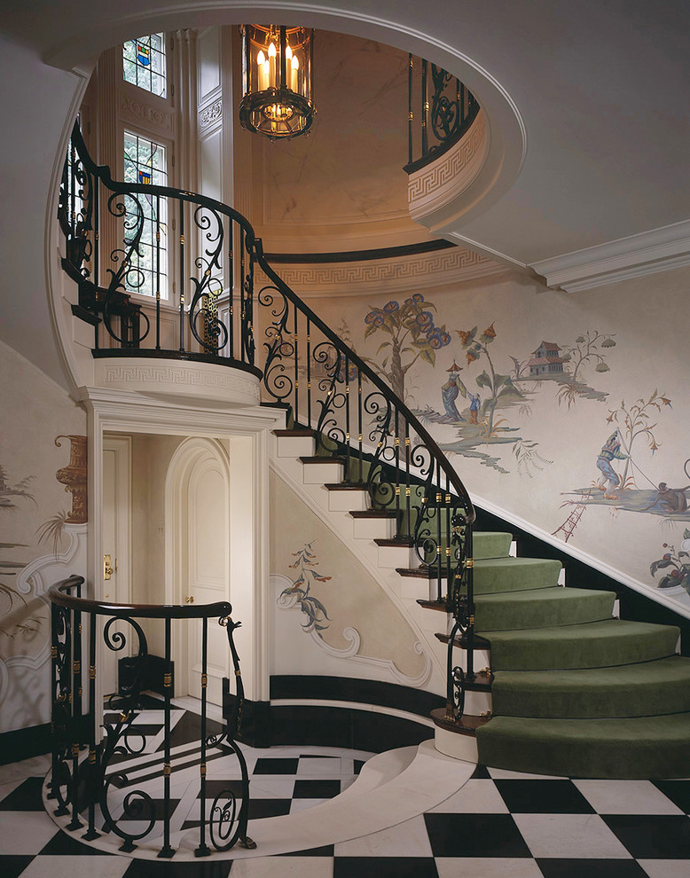 STATELY GEORGIAN HOME - Traditional - Staircase - Philadelphia - by GIL ...