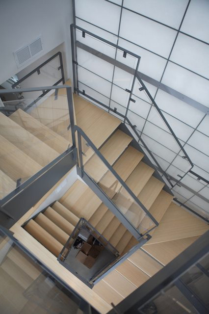 Steel Stair - Modern - Staircase - Chicago - by Norsman Architects, Ltd ...