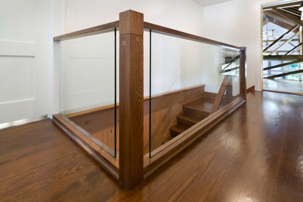 Straight Glass Handrails - Contemporary - Staircase - New York - by ...