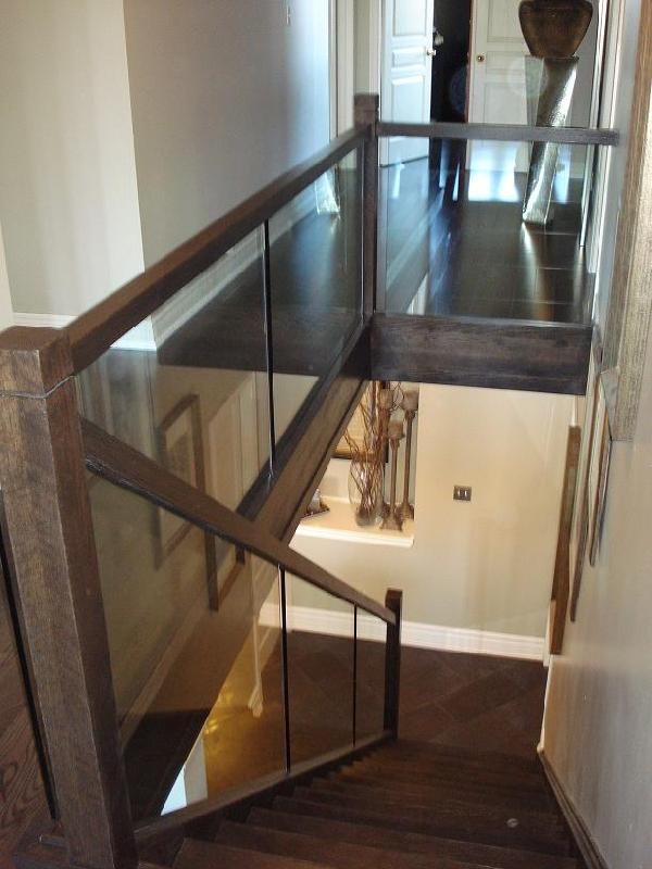 Straight Stair With Glass Panels - Staircase - London - by Roes Stair ...