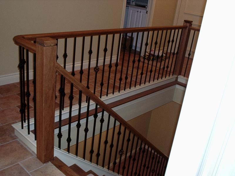 Straight Stair With Wood Pickets - Staircase - London - by Roes Stair ...