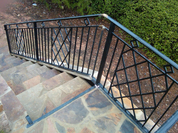 Structural Steel Straight Staircases - Traditional - Staircase ...