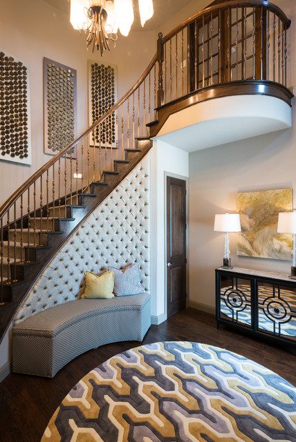 Stylish and Modern Residence - Transitional - Staircase - Dallas - by ...