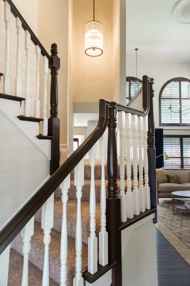 Suburban Home Refresh - Traditional - Staircase - St Louis - by ...