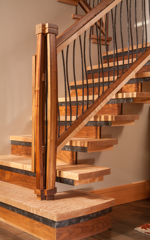 Suncadia - Craftsman - Staircase - Seattle - by Roger Turk/Northlight ...
