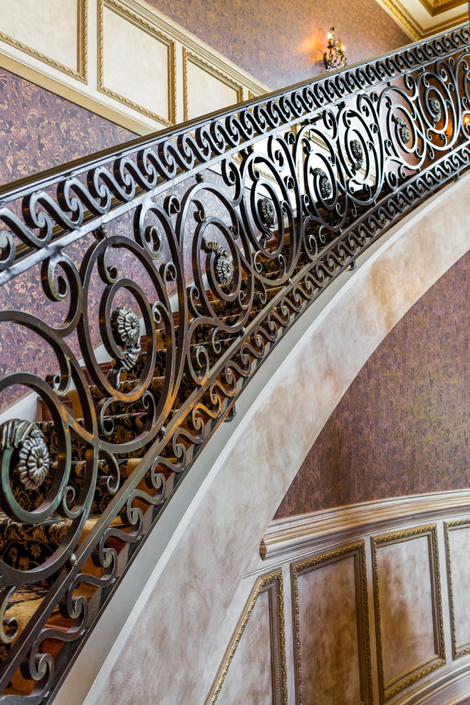 Sustainable Custom Interior Iron Railings - Victorian - Staircase - New ...