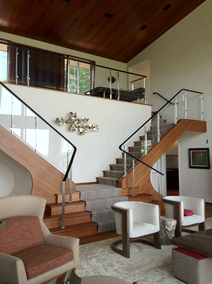Tanner Hill / Lake Waramaug - Modern - Staircase - New York - by ...
