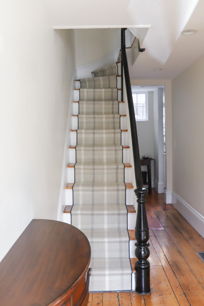 Tattersall Plaid Stair Runner - Staircase - Boston - by The Carpet ...