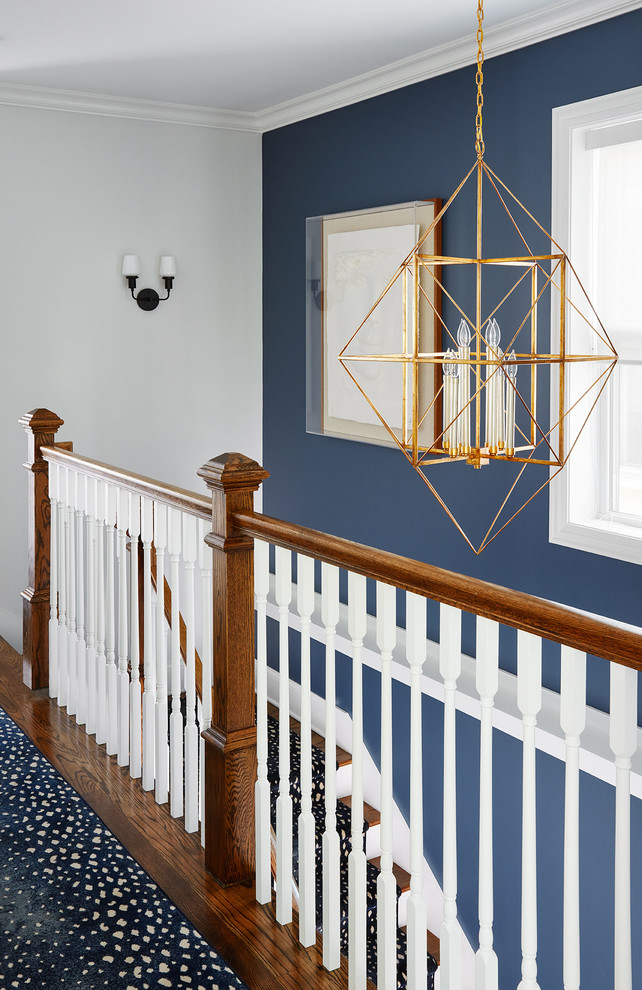 Textile, Lighting & Art Transformation - Eclectic - Staircase - Chicago ...